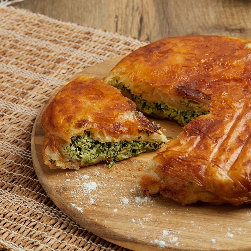 Burek Spinach And Cheese Traditional Pie Djerdan Burek