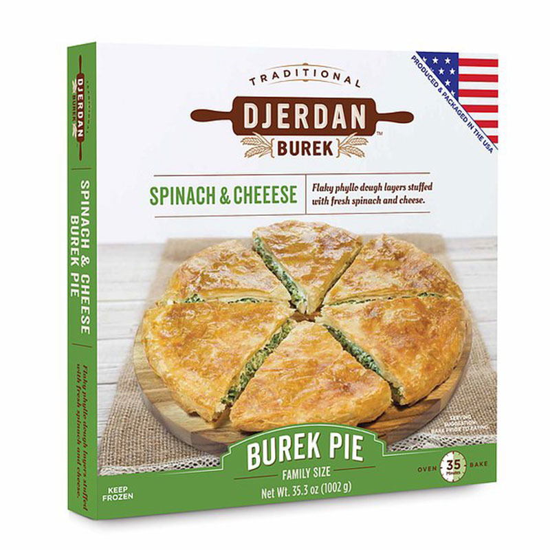 Burek Spinach & Cheese Traditional Pie – Djerdan Burek